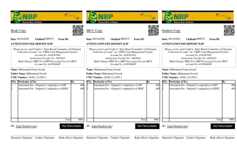 Challan 1602177900 | PDF | Deposit Account | Payments