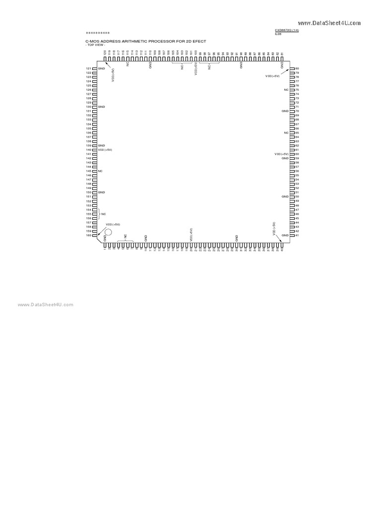 C-Mos Address Arithmetic Processor For 2D Efect | PDF | Computer ...