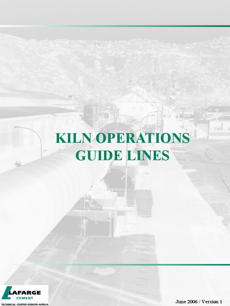 Kiln Operations Guide Lines - ENG | PDF | Combustion | Viscosity