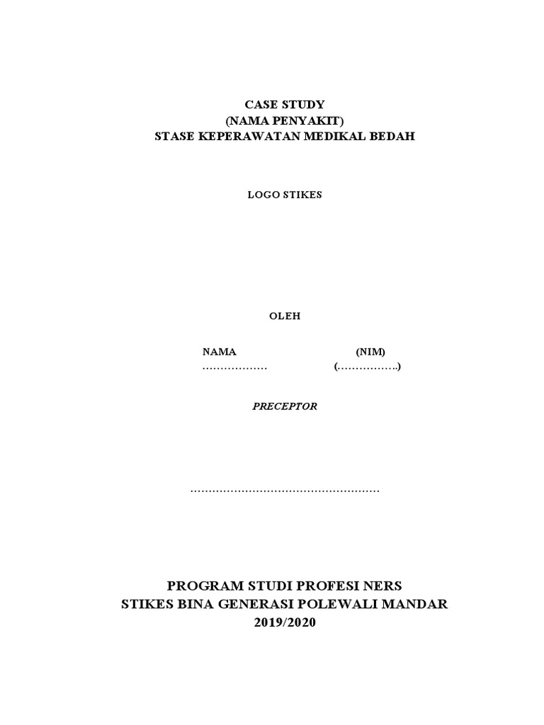 Contoh Tugas Case Study | PDF