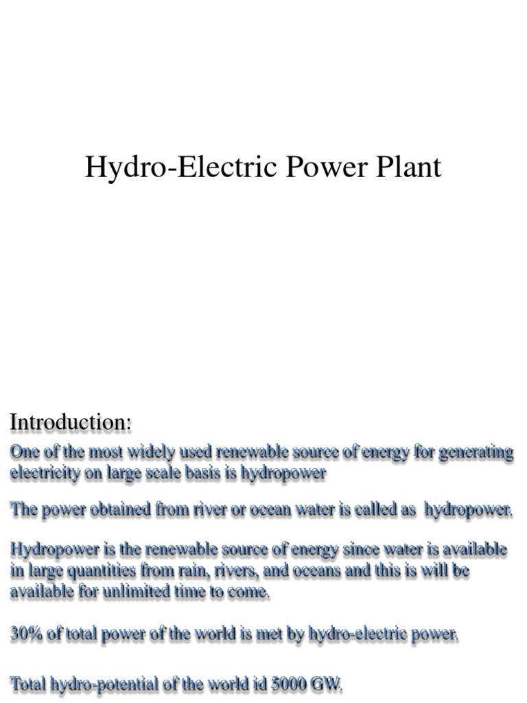 High Head Dam in Hydro Power Plants | PDF | Dam | Hydroelectricity