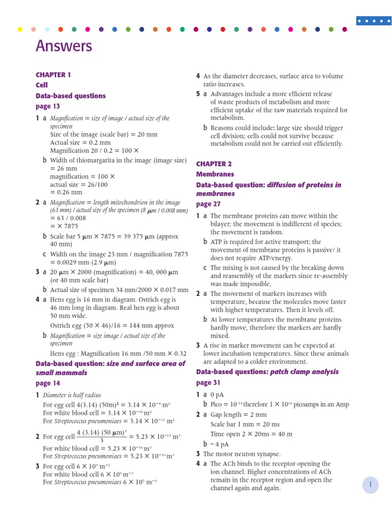 International Baccalaureate Ib Database Questions Biology HL PDF | PDF ...