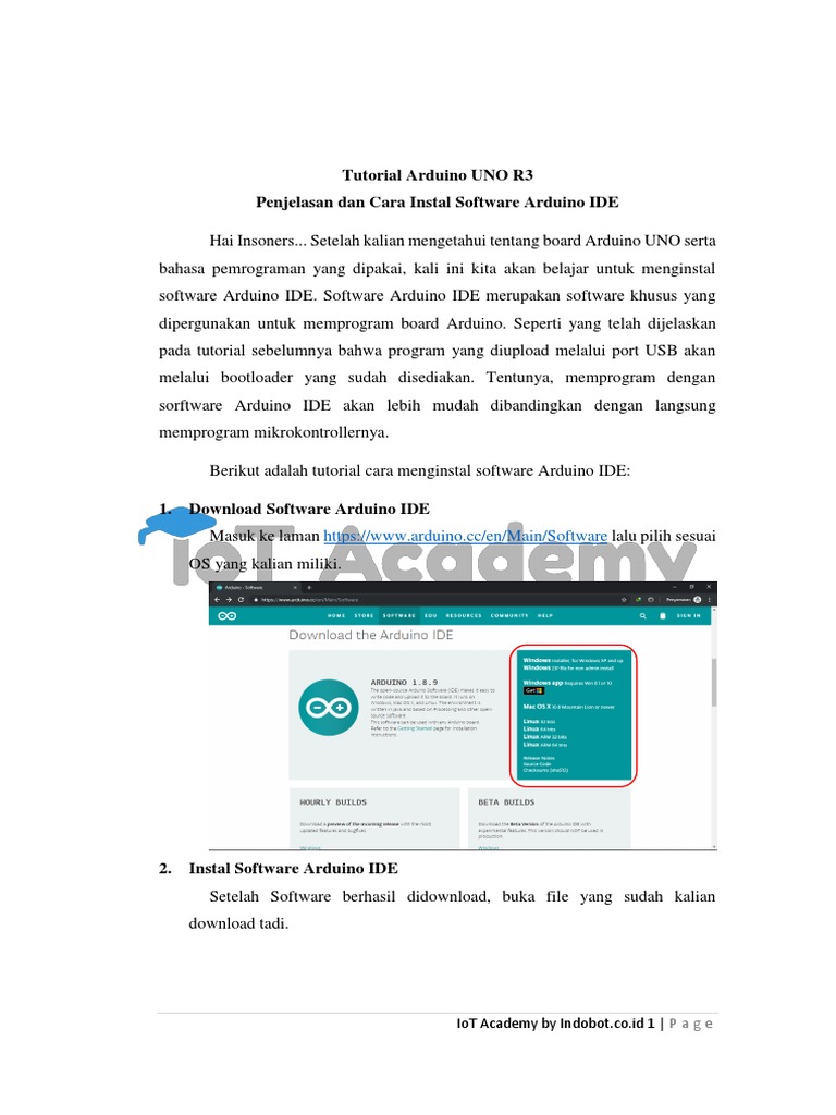 Tutorial Arduino UNO R3 Penjelasan Dan Cara Instal Software Arduino IDE ...