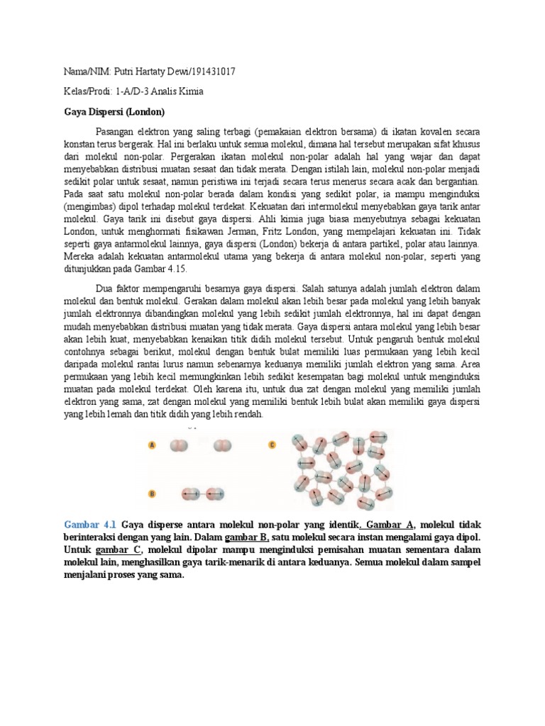 Gaya Dispersi (London) | PDF