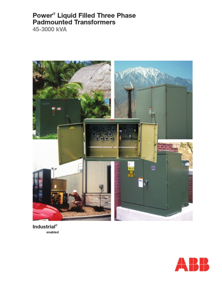 Power Liquid Filled Three Phase Padmounted Transformers: Industrial ...