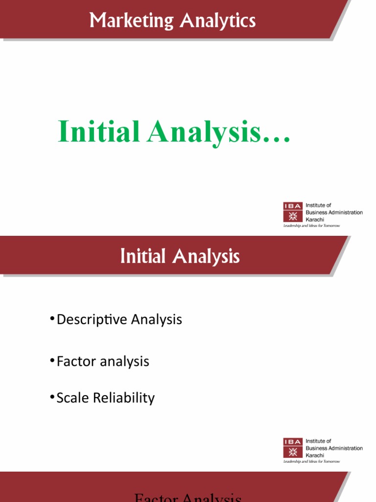 Marketing Analytics: Initial Analysis | PDF