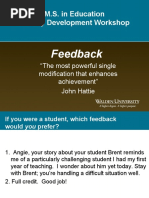 180 OILS Feedback | PDF