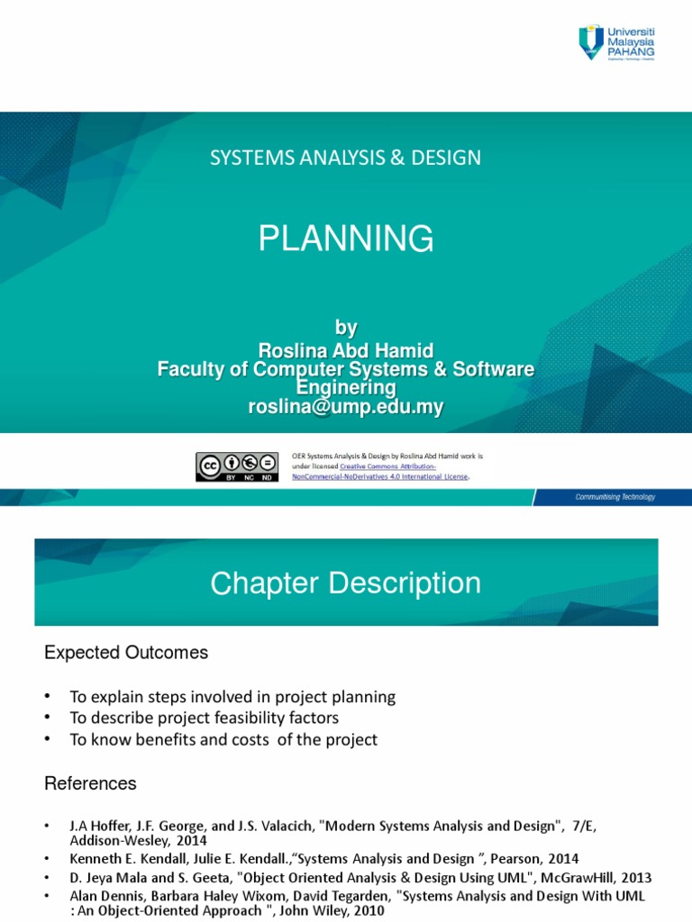 Planning: Systems Analysis & Design | PDF