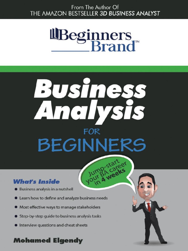 Business Analysis For Beginners - Mohamed Elgendy PDF | PDF | Business ...
