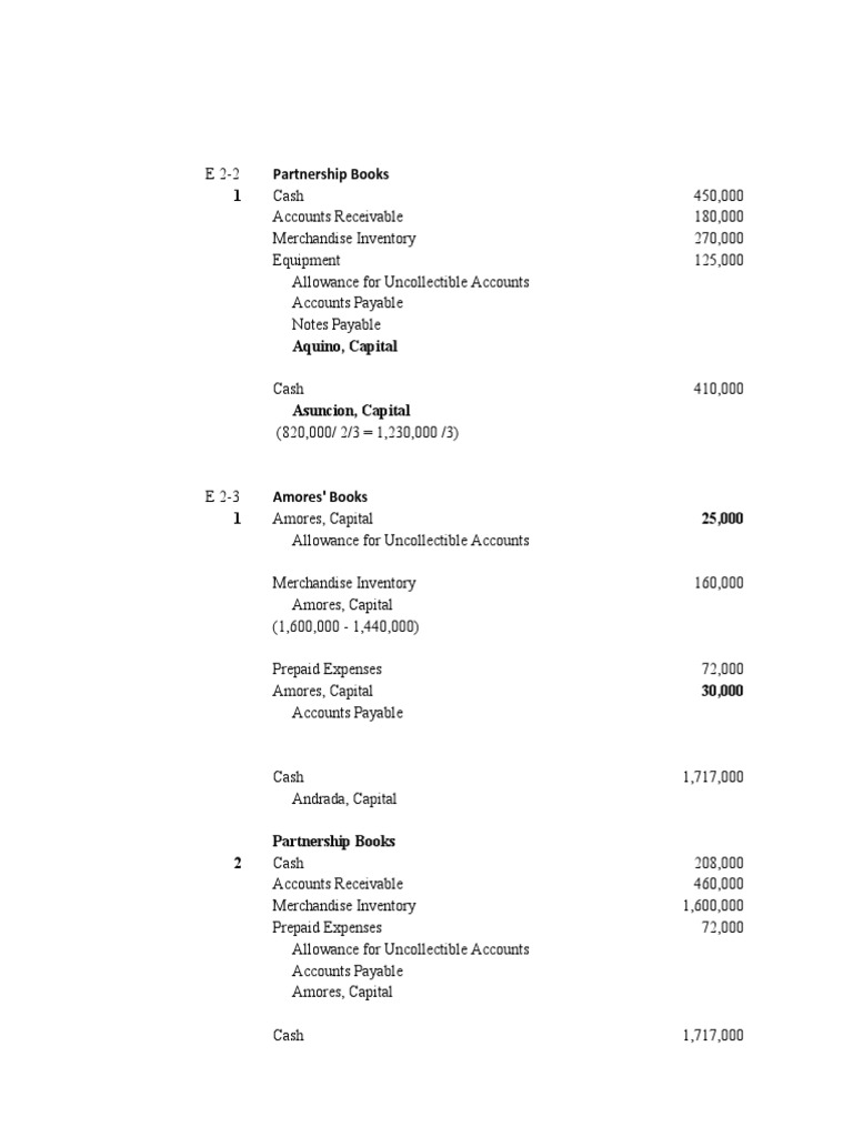 Chapter 2 | PDF | Balance Sheet | Bad Debt