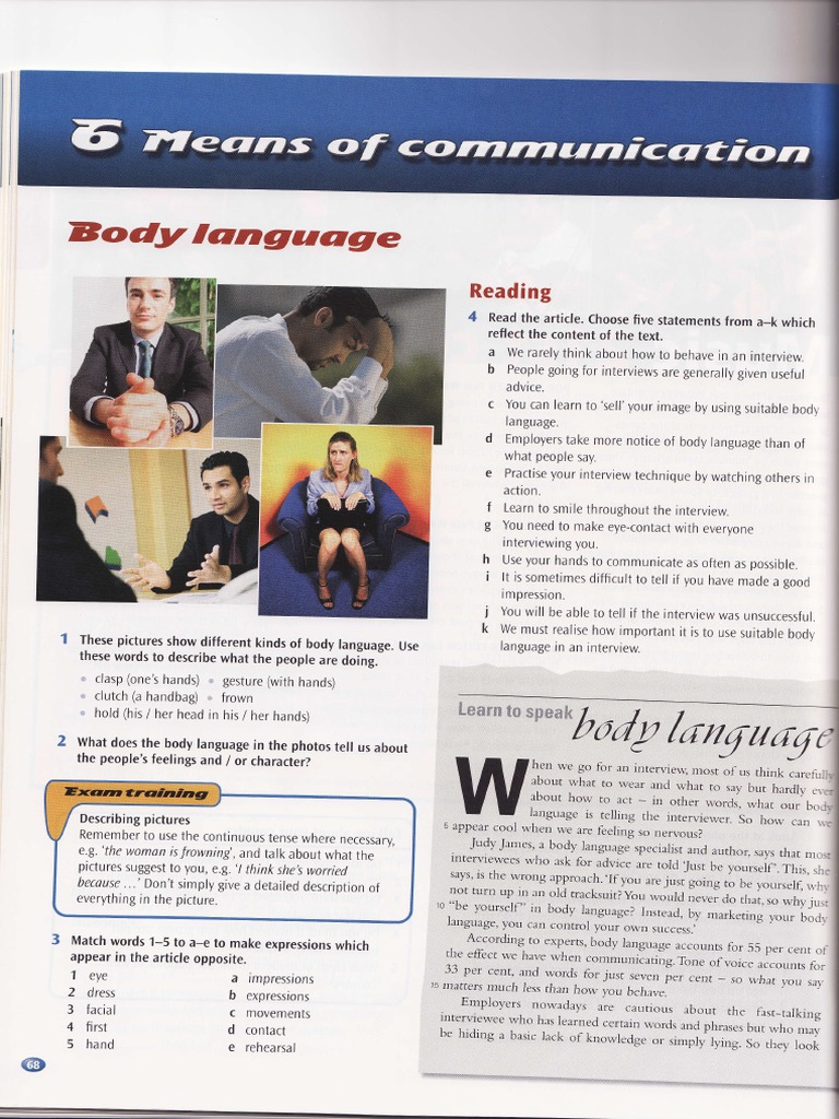 Body Language Pdf