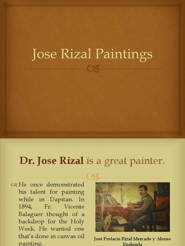 Jose Rizal Paintings | PDF | Philippines | Paintings
