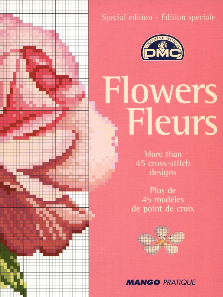 Bonnin Monique Flowers Fleurs | PDF | Broderie | Couture