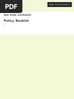 Admiral Home Insurance Policy Schedule | PDF | Insurance | Home Insurance