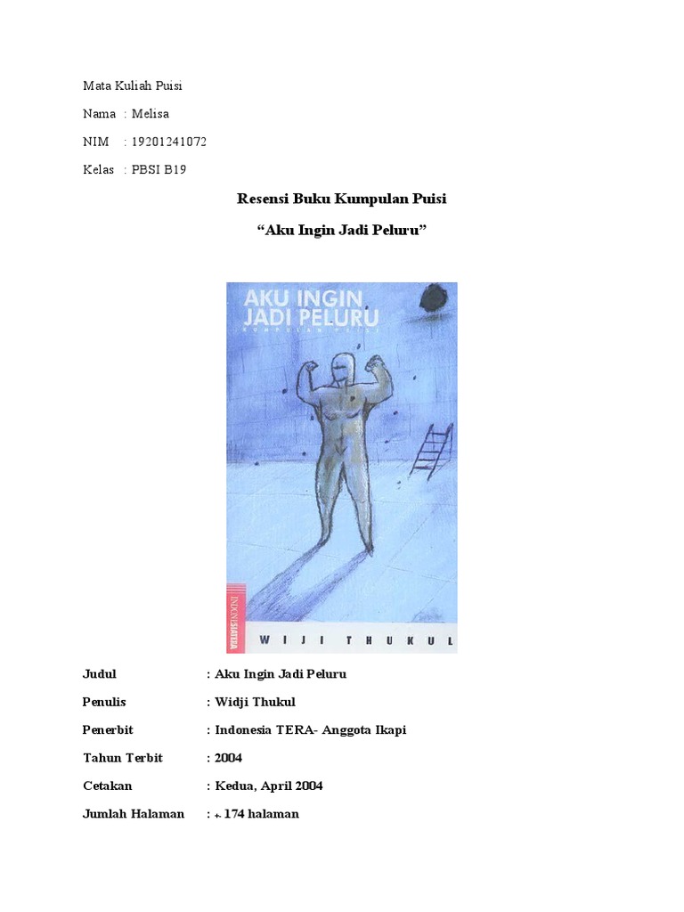 Melisah - 19201241072 - PBSI B19 - Resensi Buku Kumpulan Puisi | PDF