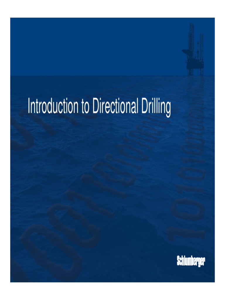 Introduction To Dd Pdf Electric Motor Drilling