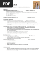 Resume | PDF | Microsoft Office | Schools