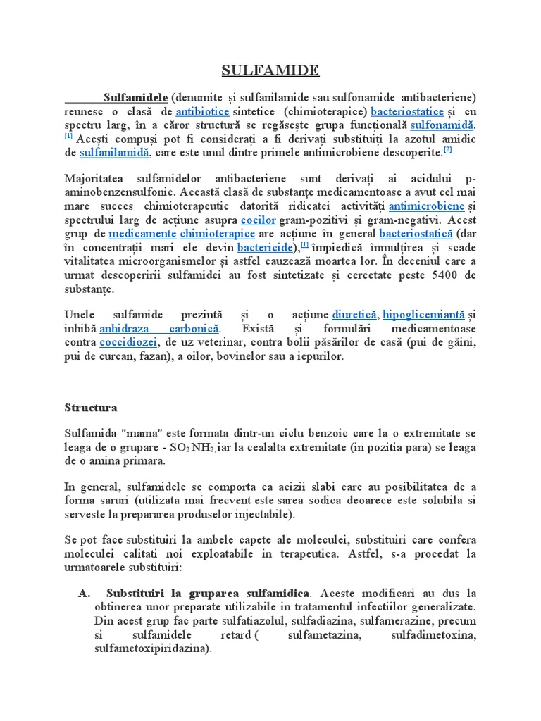 SULFAMIDE | PDF