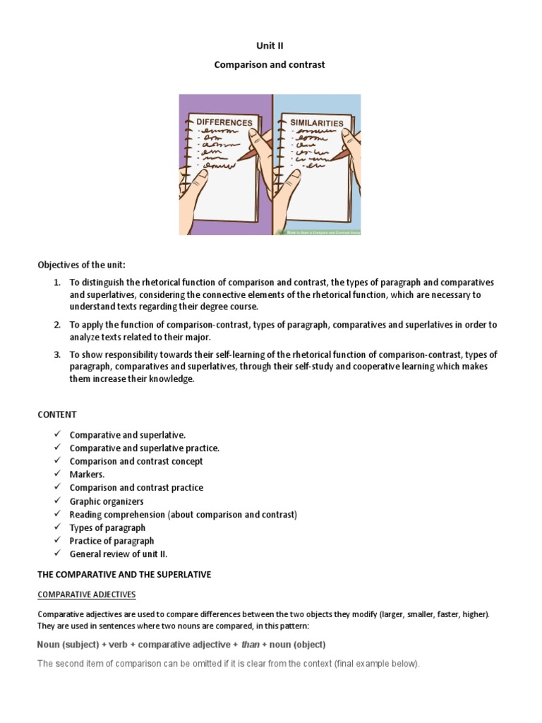 01 UNIT II - Comparatives and Superlative Theory | PDF | Adjective | Syllable