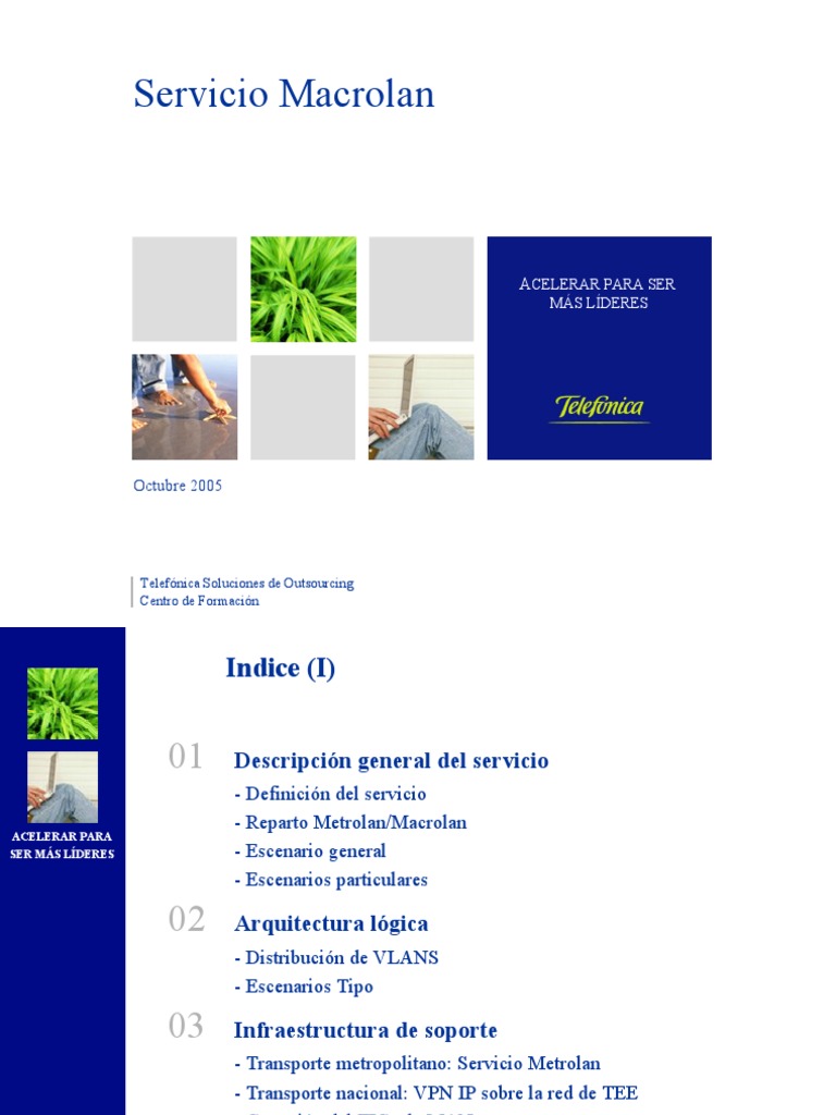 04 Servicio Macrolan | PDF | Red privada virtual | Calidad de servicio