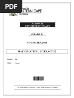 Math Lit Grade 11 Paper 2 Exemplar Memo 2021 + Grid Analysis | PDF | Mathematics