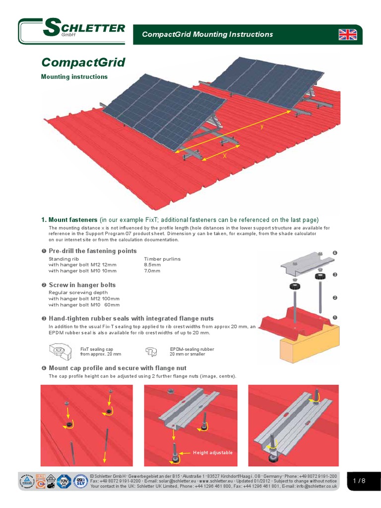 CompactGrid - Mounting Instructions V2 I400176GB PDF | PDF | Nut ...