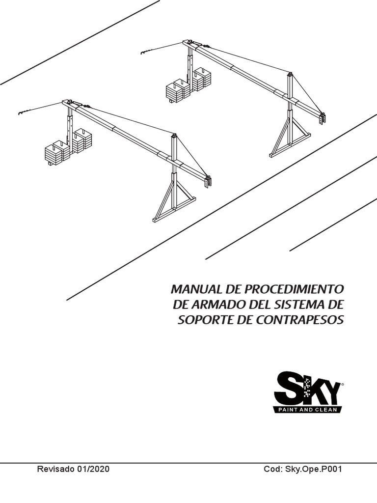 Manual Armado Soporte Contrapesos | PDF | Materiales de construcción ...