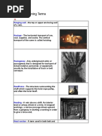 Underground Mining Terms | PDF | Economic Geology | Mining