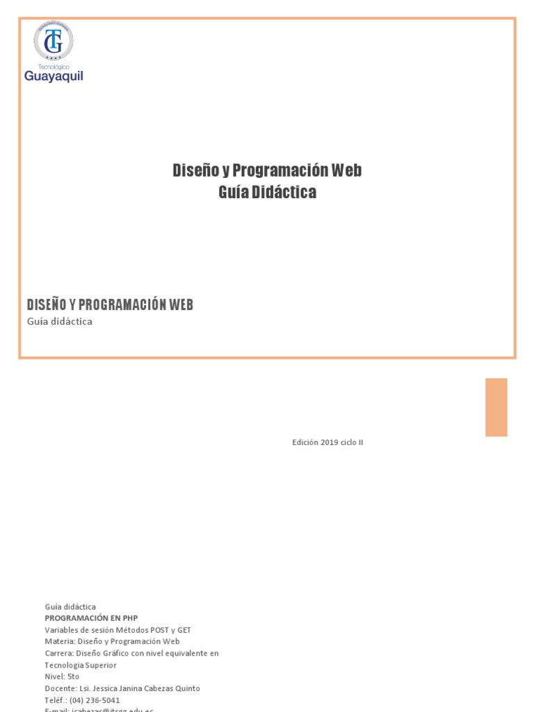Guía de Programación Web en PHP | PDF | Php | Servidor web