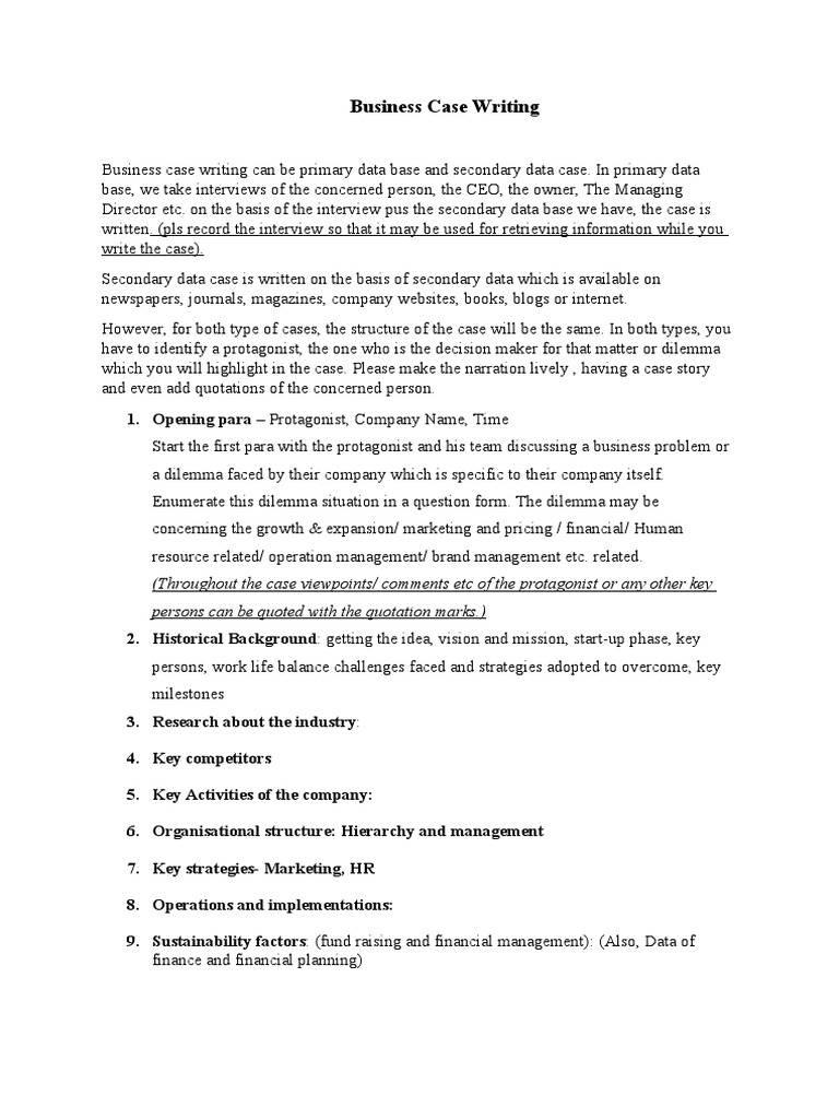 Business Case Writing-1 | PDF | Marketing | Motivation