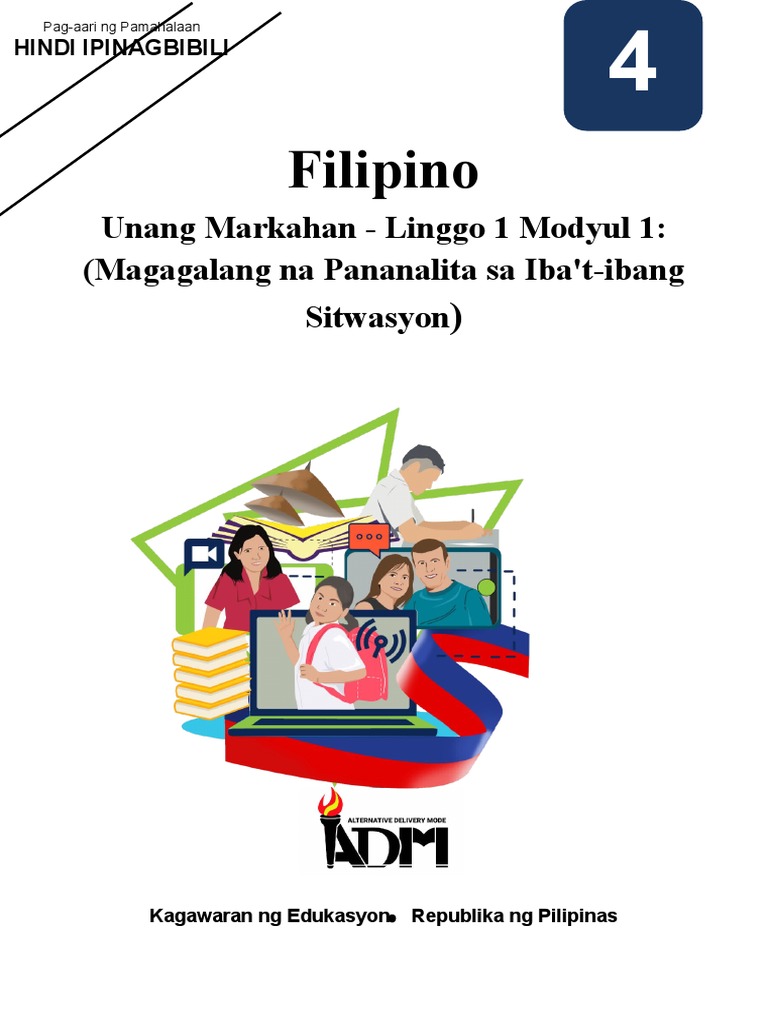 Filipino 4 - Q1 - Module 1 | PDF