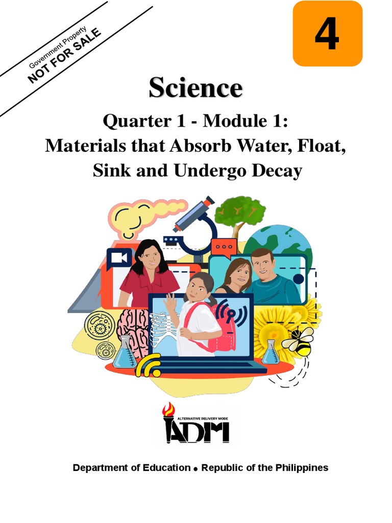 Science4 - Q1 - Module1 - Materials That Absorb Water Float Sink and ...