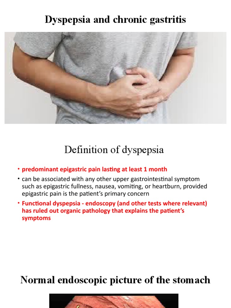 Dyspepsia Gastritis | PDF | Indigestion | Stomach