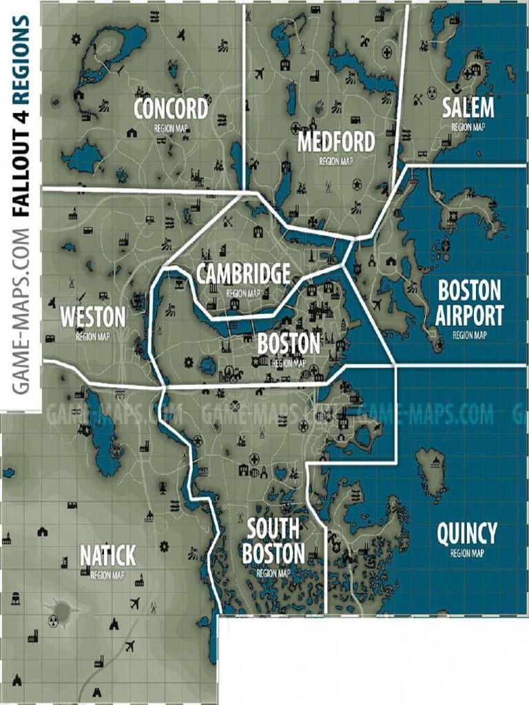 Fallout 4 Maps, Walkthrough & Game Guide PDF | PDF