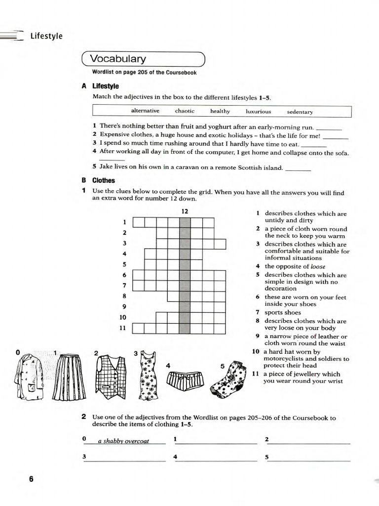 Clothes Vocabulary and Exercises Guide | PDF | Clothing | Human Body