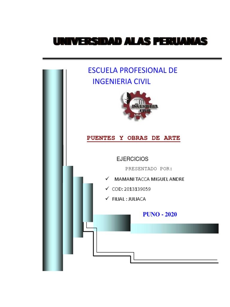 Practica 1 Puentes Y Obras De Arte Pdf