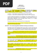 Article 10 of the 1987 Constitution | PDF | Local Government | Initiative