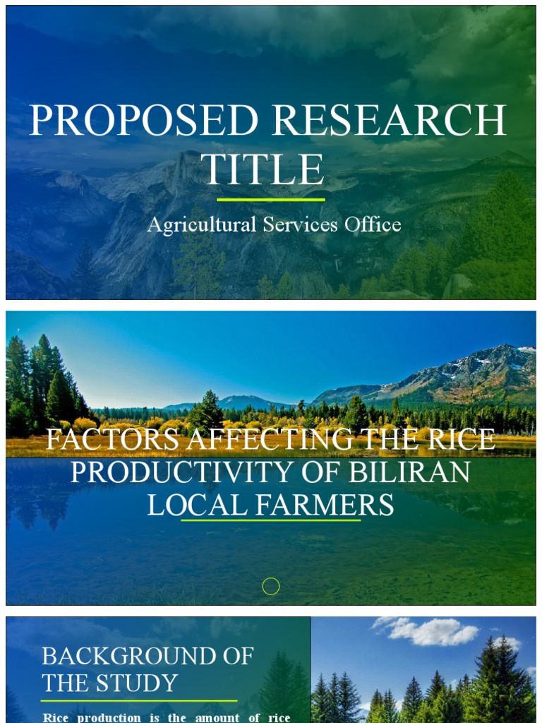 PROPOSED RESEARCH TITLE For SHS 12 | PDF | Technology & Engineering