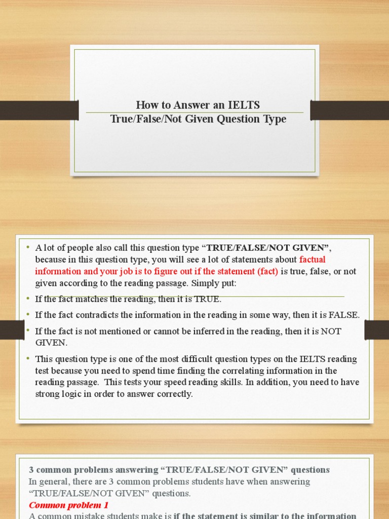 True False Not Given | PDF | Glacier | Snow