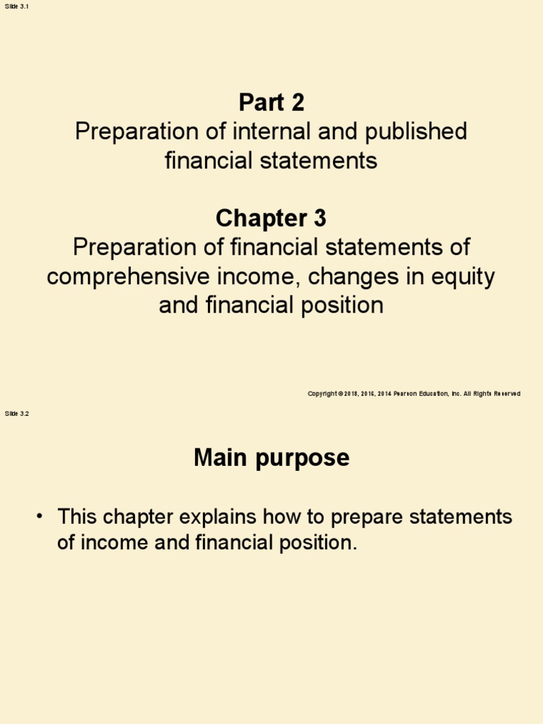 Preparation of Internal and Published Financial Statements | PDF ...