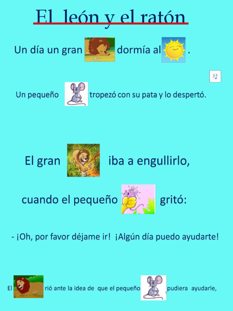 El León y El Ratón | PDF