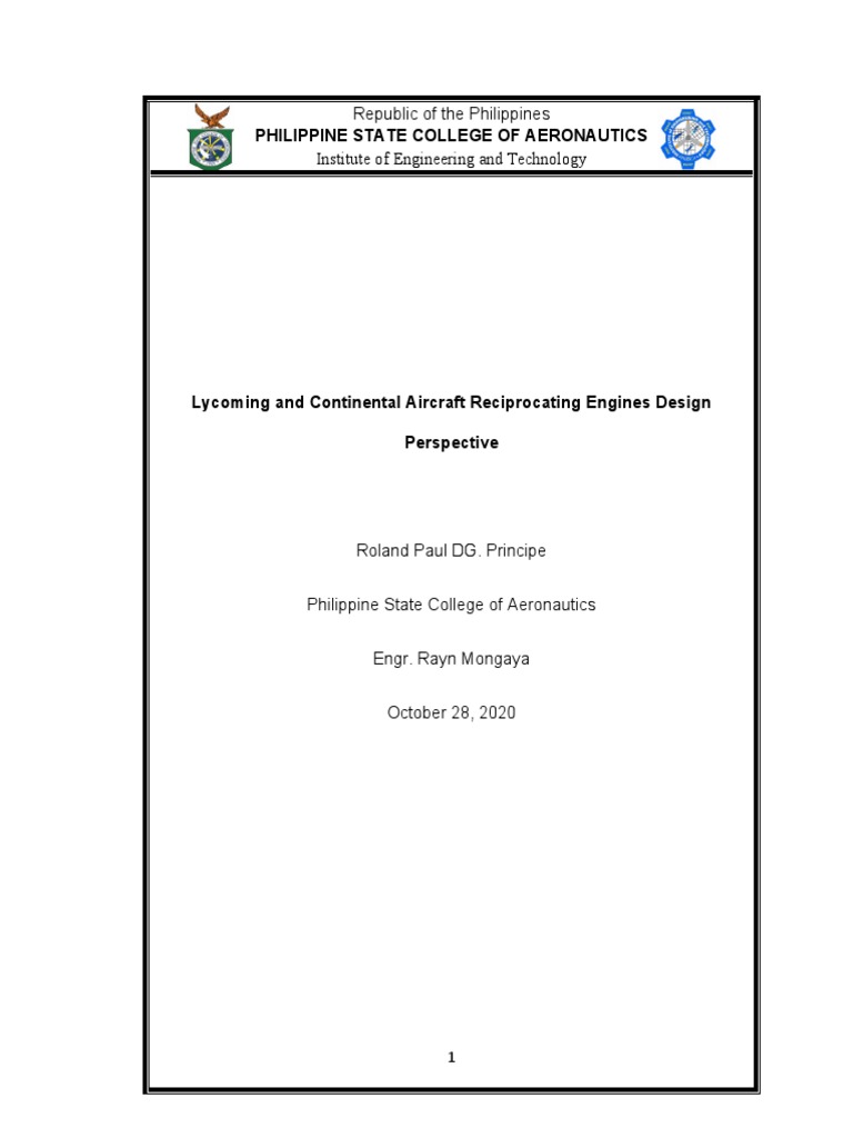 Lycoming vs. Continental Engine Designs | PDF | Fuel Injection | Engines