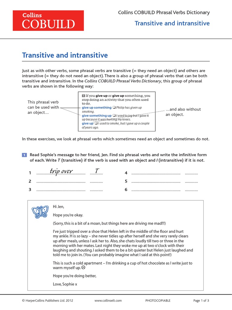 Transitive and Intransitive Phrasal Verbs - Collins (PDFDrive) PDF ...
