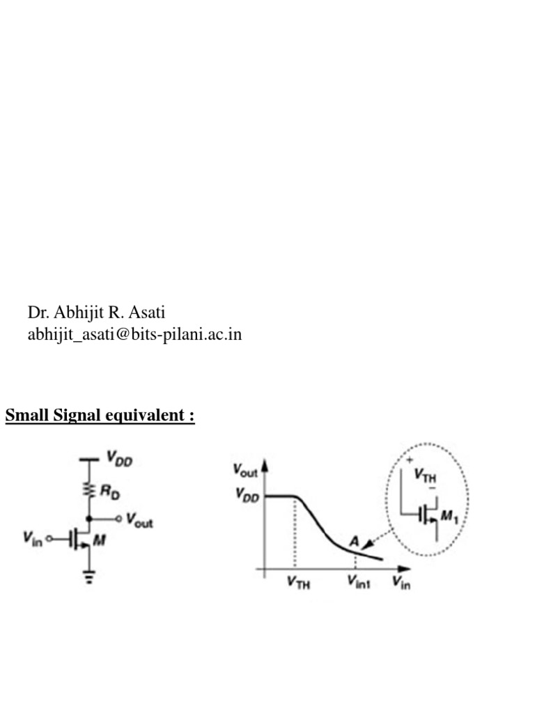 MOS amplifier gain formulas | PDF | Amplifier | Electronic Design