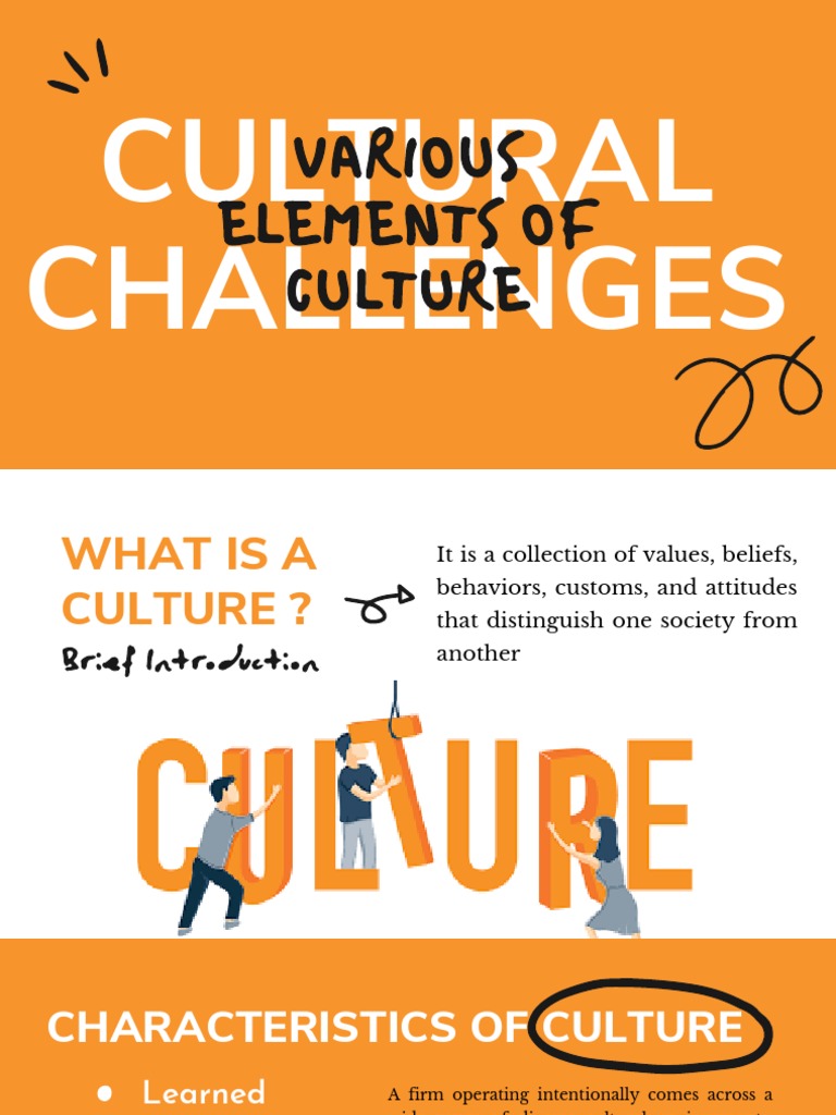 Identify Various Elements of Culture | PDF | Value (Ethics) | Traditions