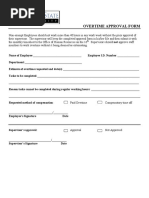 Ot Form | PDF