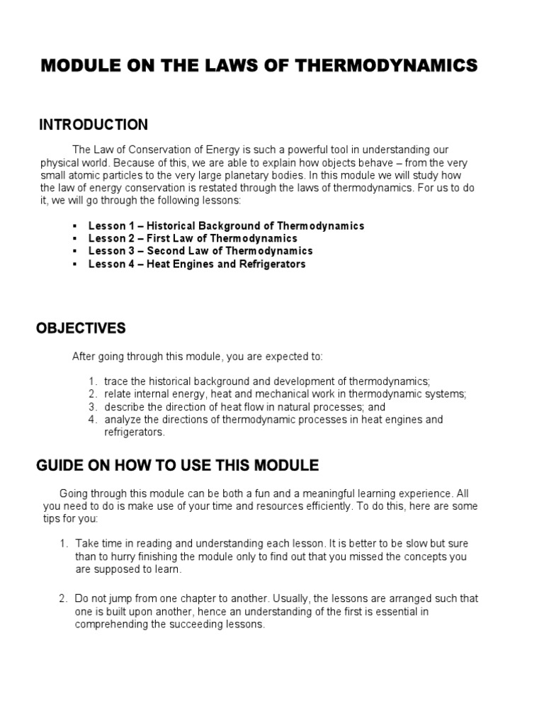 Laws of Thermodynamics | PDF | Heat | Thermodynamics