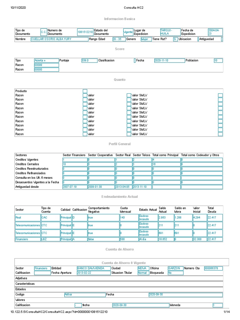 Informacion Basica | PDF | Dinero | Servicios financieros