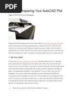 Plot Scales For The Paper Space Zoom XP in AutoCAD | PDF | Units Of ...
