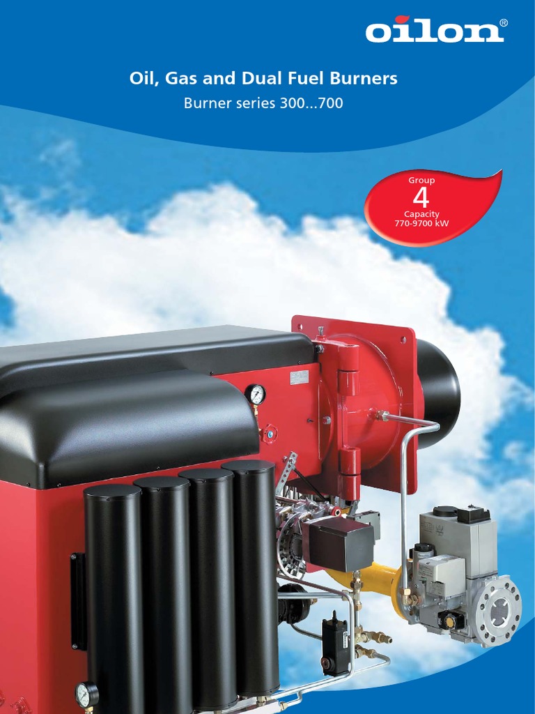 Oilon Oil, Gas & Dual Fuel Burners | PDF | Boiler | Furnace